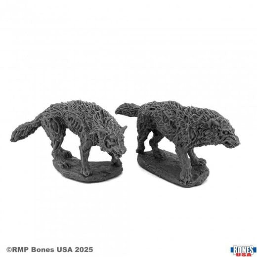 Reaper Miniatures : Dread Wolves (x2) (Disponible en mai) – 123JEUX